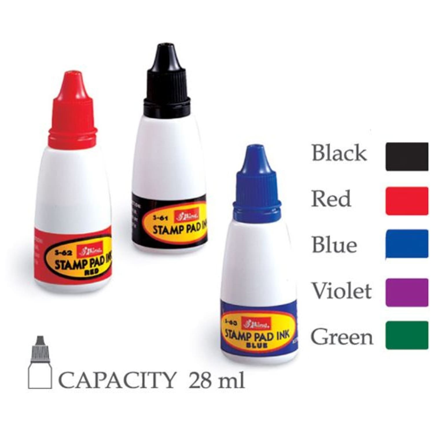 Shiny Shiny S64 Ink 28ml Purple For Self Inking Stamp - Impact