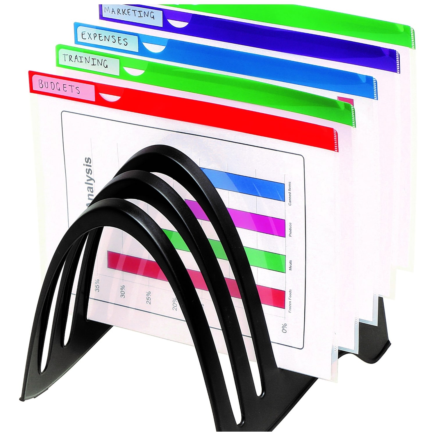 Marbig Enviro Foldarack Toast Rack Step File - Impact