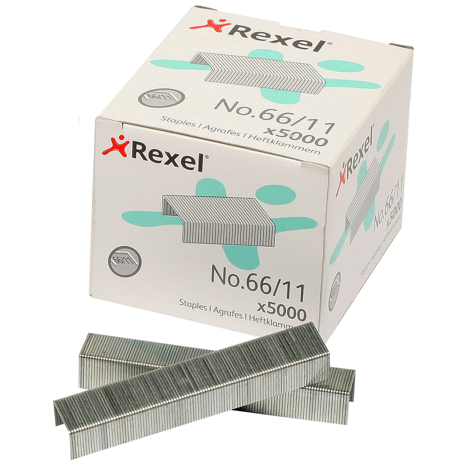 Rexel Staples 66/11mm Up to 80 Sheets Pack of 5000 - Impact