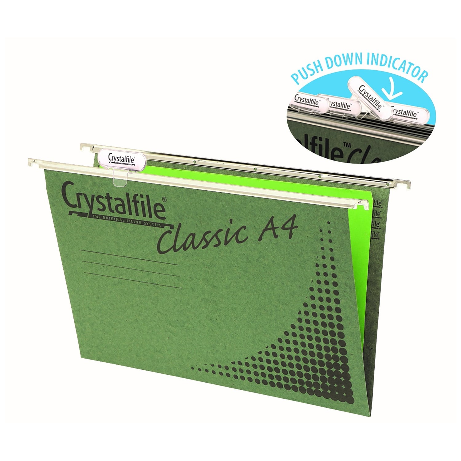 Crystalfile Complete Suspension Files A4 Classic Pack of 50 - Impact