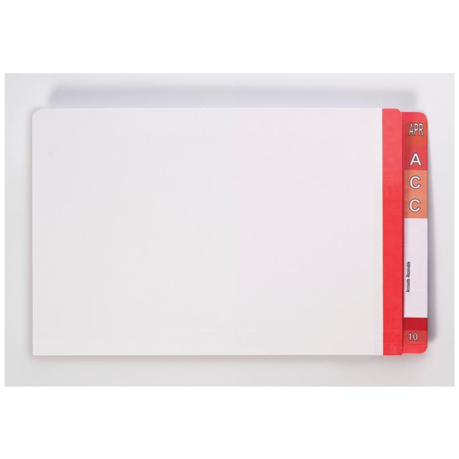 Lateral File F'cap White Red Tab/100 - Impact