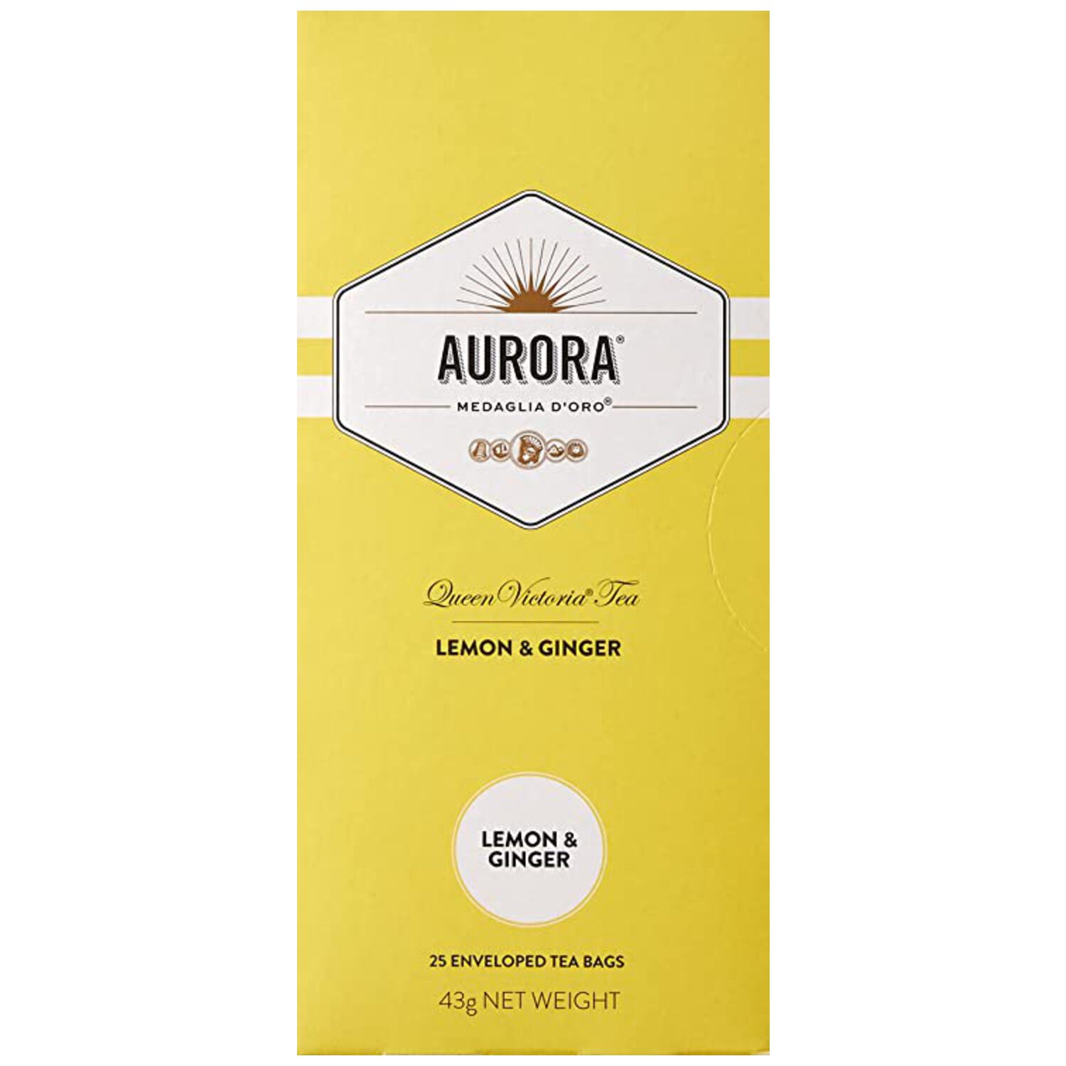 Aurora Lemon & Ginger Tea - Pack of 25 - Impact