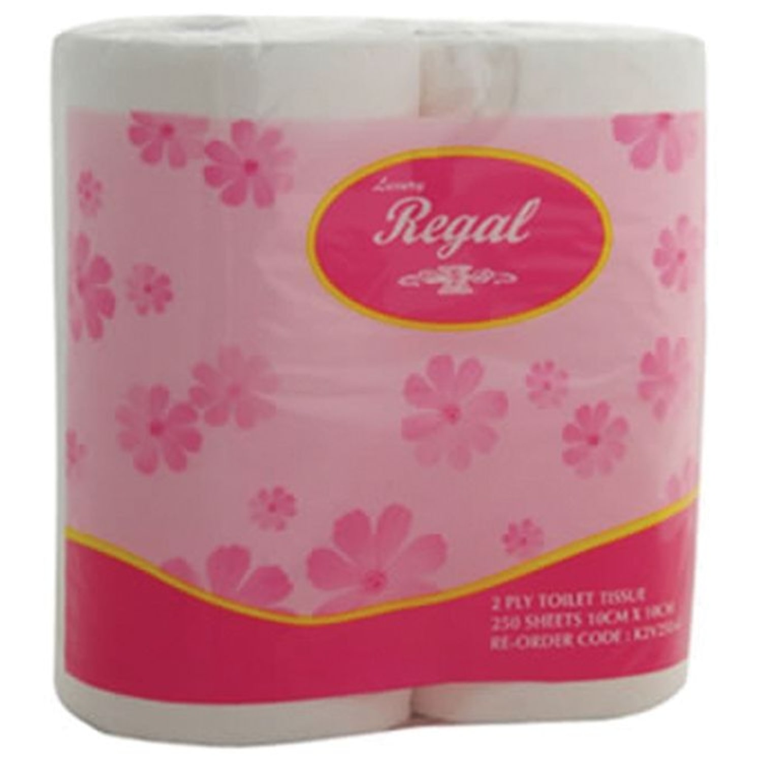 Regal Luxury 2 Ply Toilet Paper 250 Sheets 48 Pack - Impact