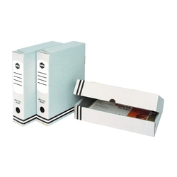 Marbig Box File Foolscap 80mm Grey - Impact