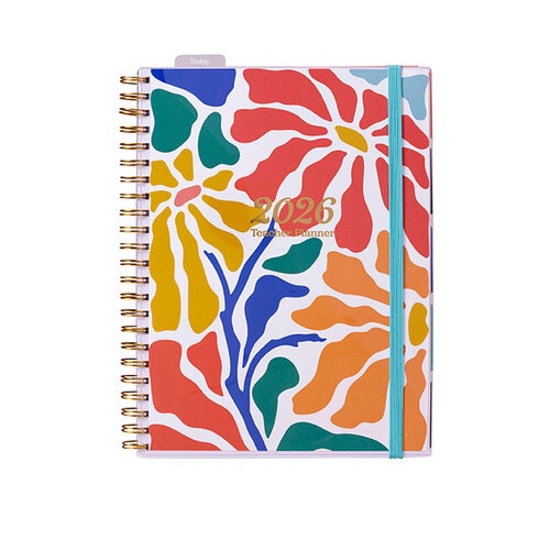Teachers Planner 2026 A4 Floral Cumberland - Impact