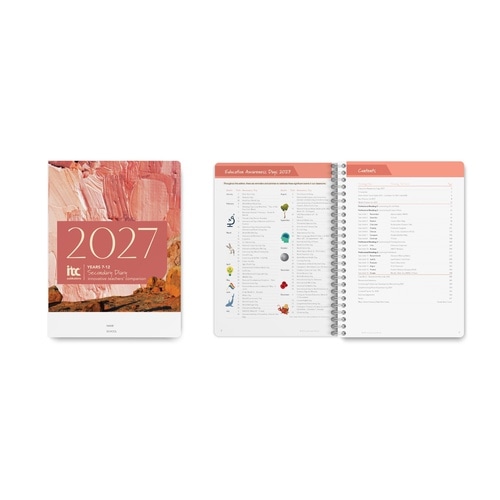 ITC Teacher's Planner 2026 Secondary Edition (7-12) - Wire Bound ...