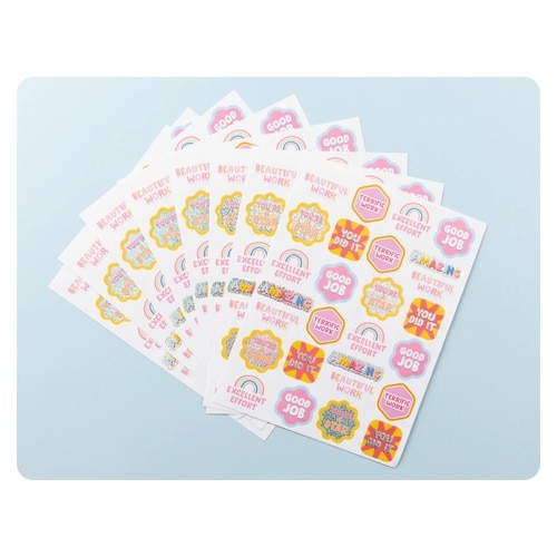 Retro Rewards Merit Sticker Book - Includes 216 Stickers - Impact