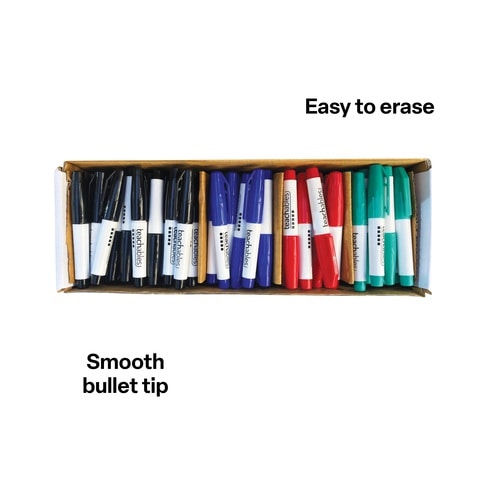 Teachables Mini Whiteboard Markers Classpack Pack Of 100 - Impact
