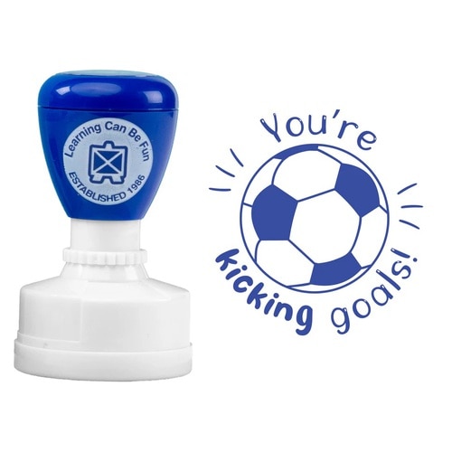Learning Can Be Fun 'You're Kicking Goals' Merit Stamp - Impact