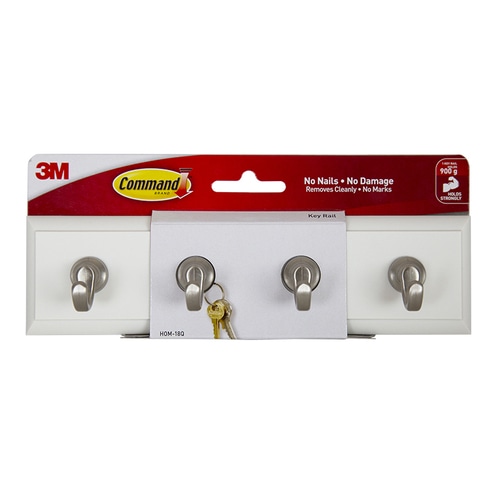 3M Command Hom18Q Key Rail Rack Box Of 2 - Impact