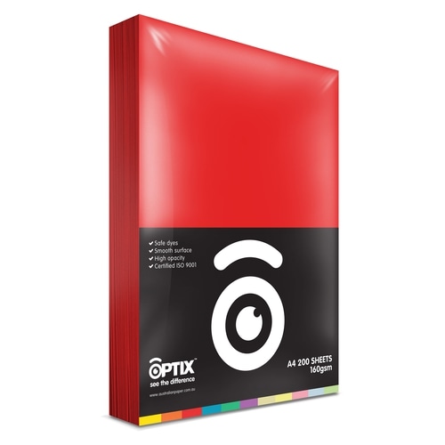 Optix Colour Copy Paper A4 80gsm Suni Yellow Ream of 500 sheets - Impact